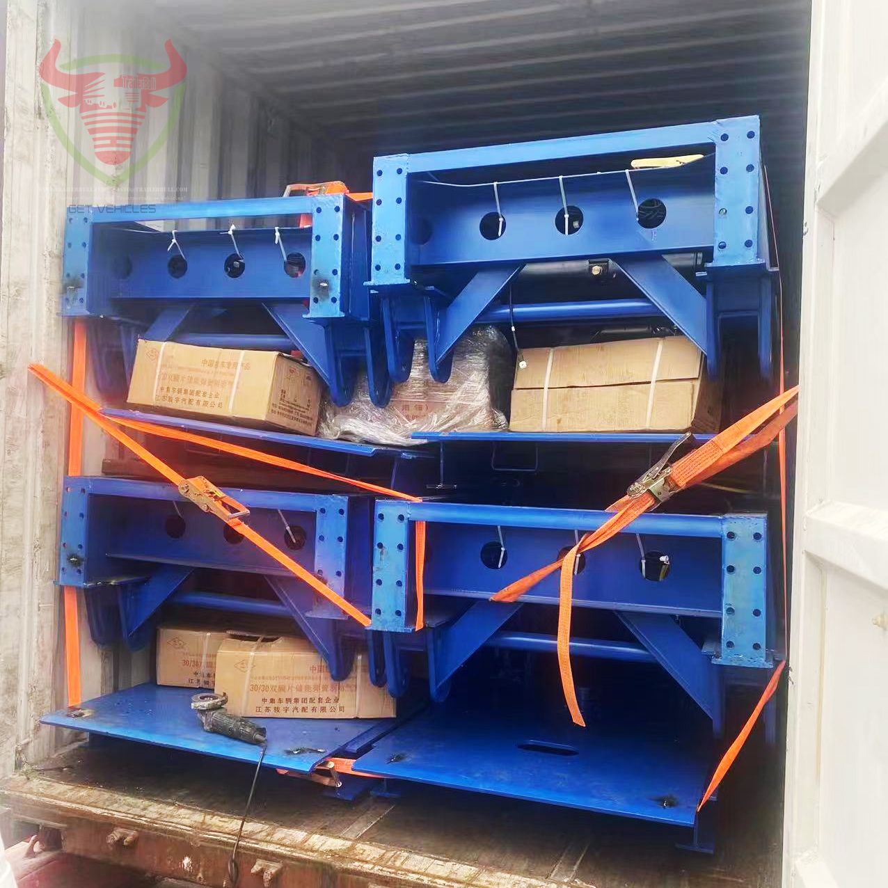 CKD Container Chassis Kits for Assembly Factory - Buy container chassis, intermodal Container ...