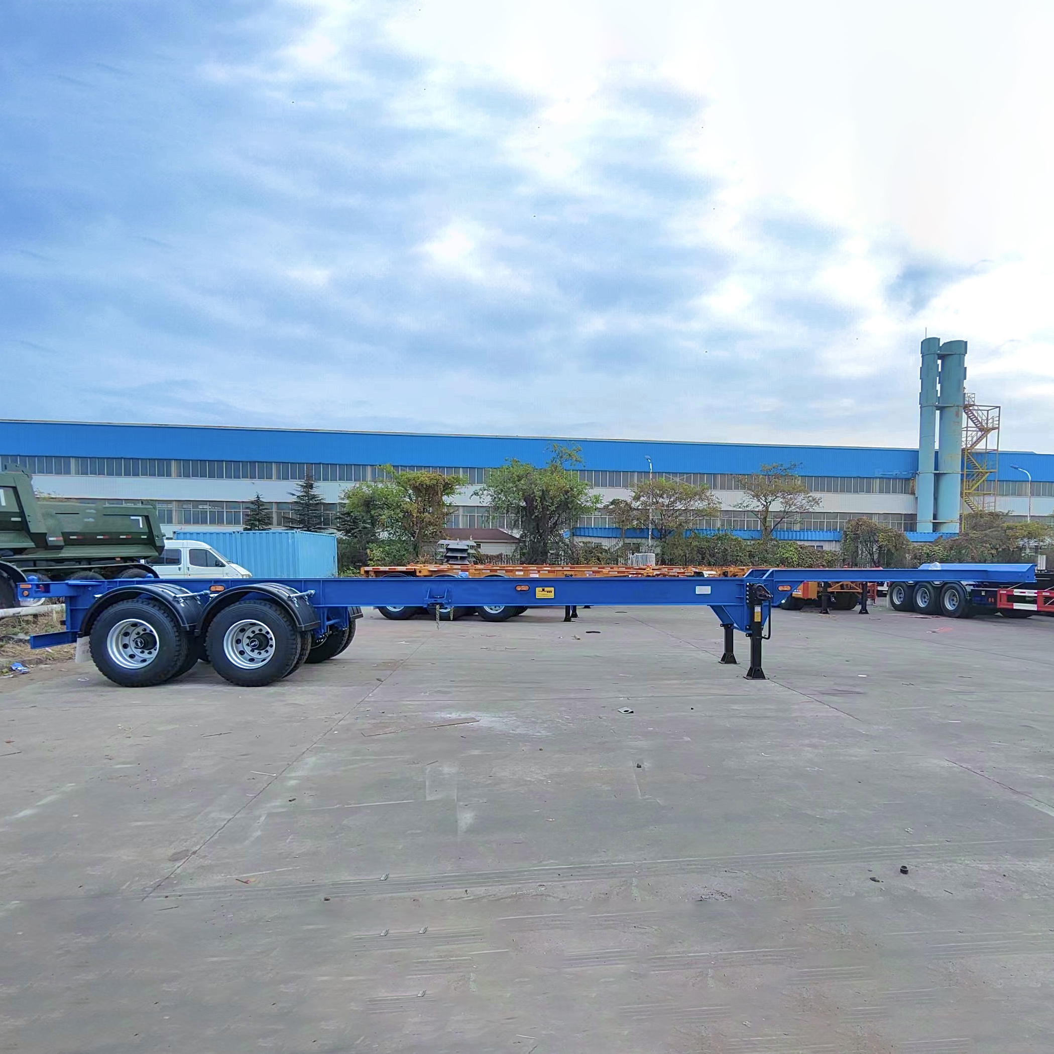 45ft Container Chassis for ISO Tunnel Container Transportation - Buy ...