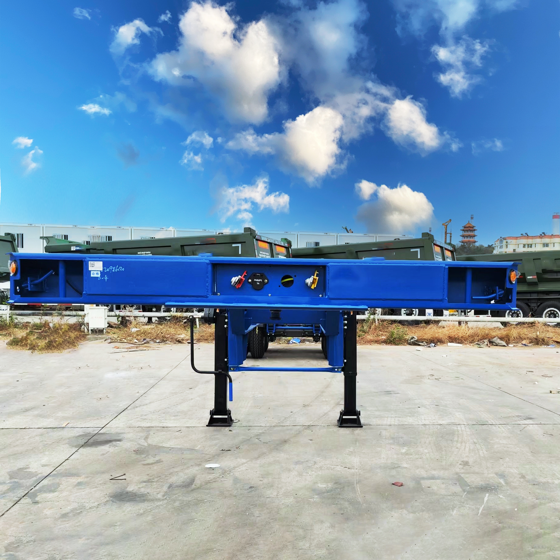 45ft Container Chassis for ISO Tunnel Container Transportation - Buy ...