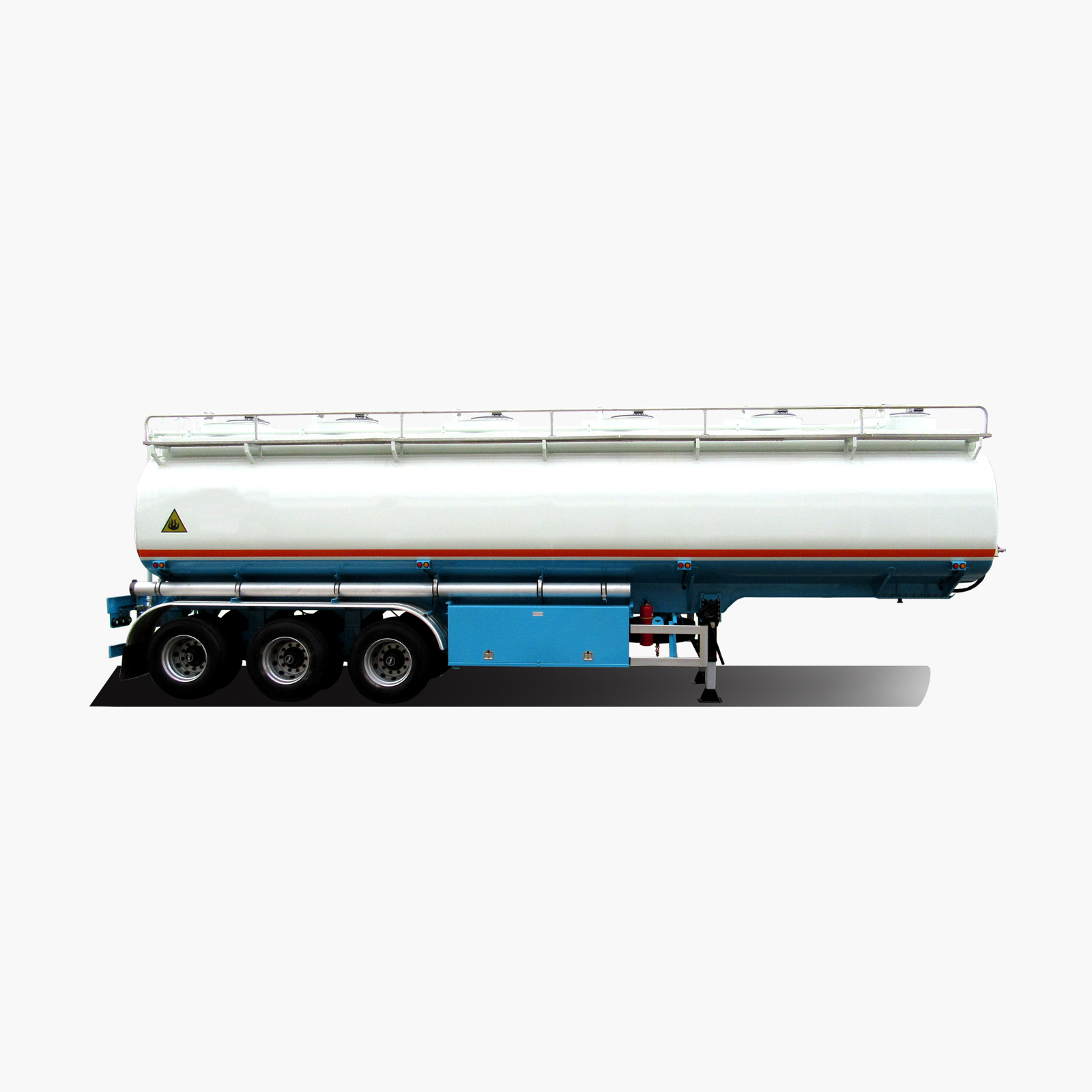 40000L 27T Payload Carbon Steel Fuel Or Refuel Tank Semi Trailer 3 ...