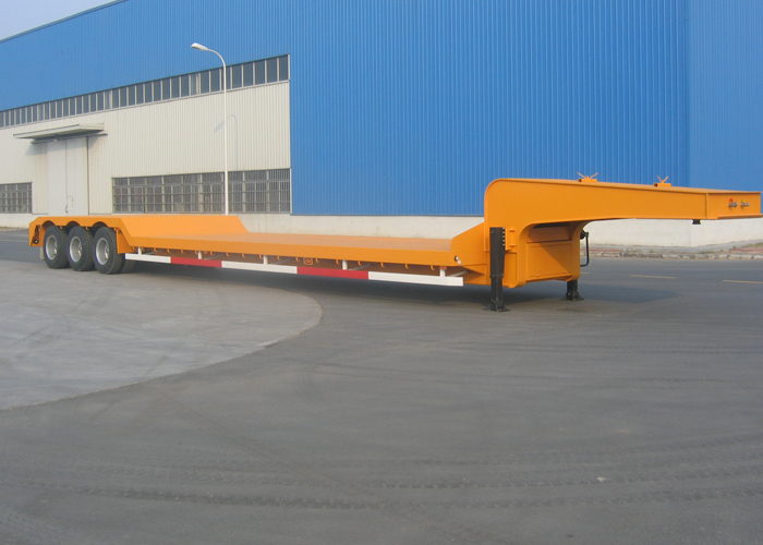 16m 50T Platform Concavity Fixed Gooseneck ( FGN ) Low Bed Semi Trailer ...