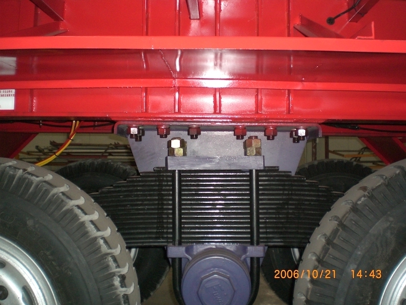 Bogie Axles Flatbed semi trailer 40ft - Buy bogie axle FlatBed Semi ...